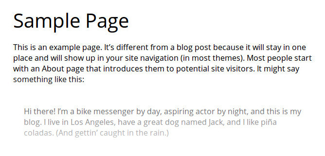 Content Formats – Theme Foundation